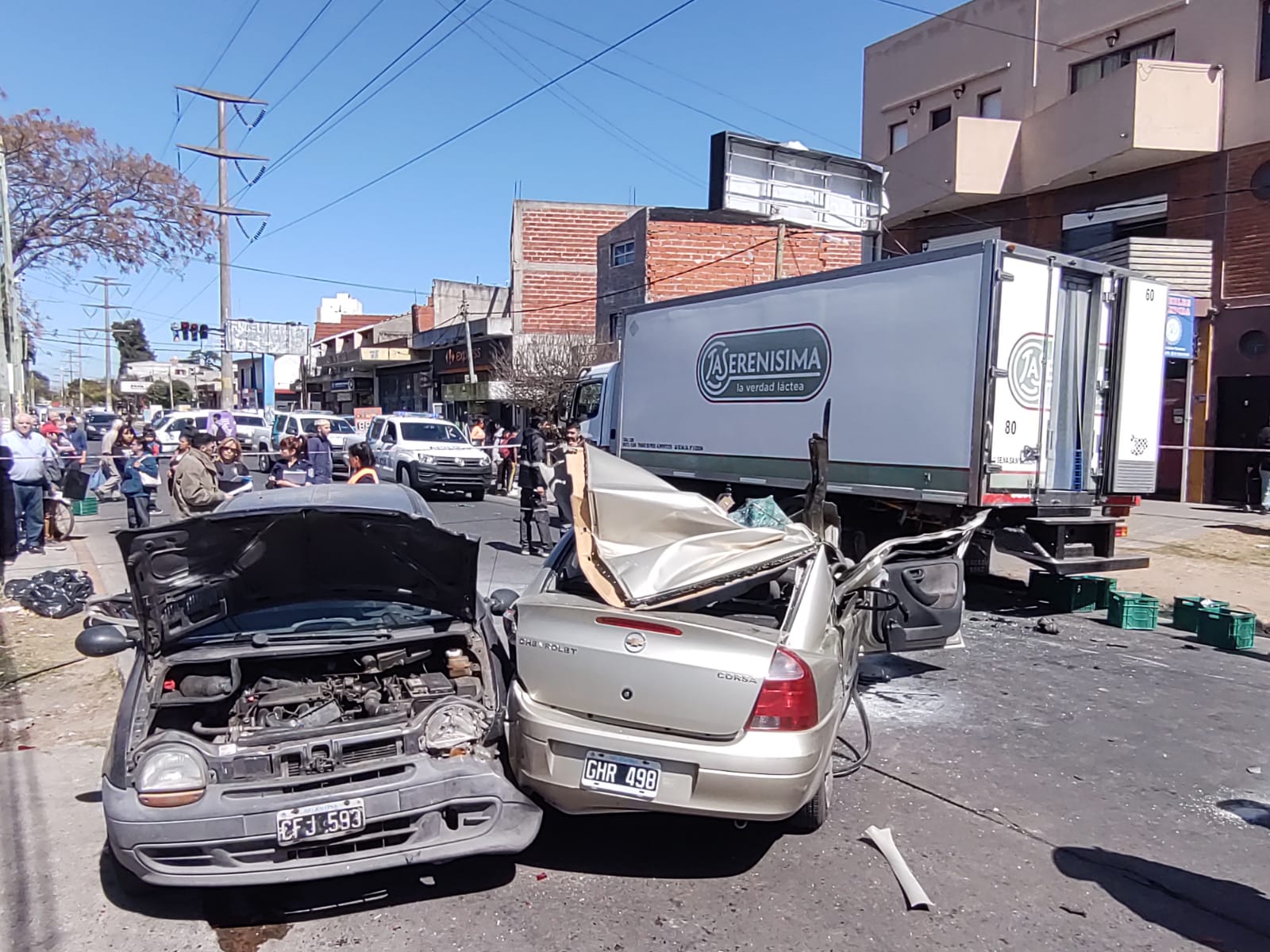 Choque fatal en Ezpeleta: Un muerto y 5 heridos